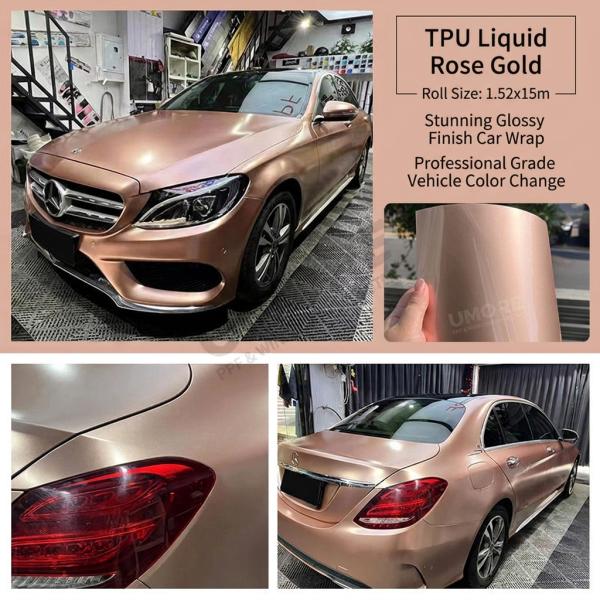 Quality TPU Self Healing Color Changing Film For Automotive Body Wrapping Glossy Colored Film Body for sale