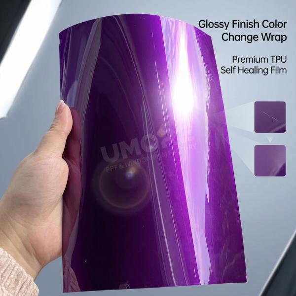 Quality 1.52 X 15m TPU PPF Color Changing Self Healing For Body Anti Scratch And Glossy Surface for sale