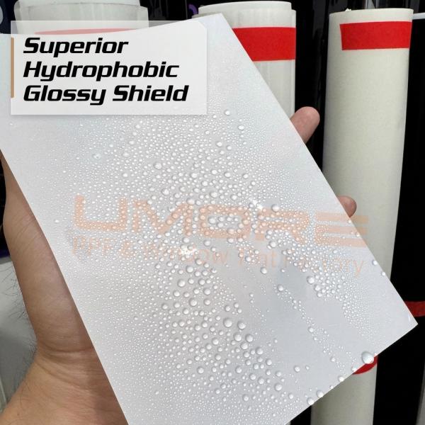 Quality Glossy HydropHilicity Anti Yellowing Scratch Resistant Self Healing Car TPU PPF Roll for sale