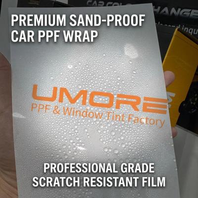 China Anti Yellowing TPU Car PPF Wrap 1.52 X 15M Sand Proof 6.5 Mil 7.5 Mil 8.5 Mil 10 Mil for sale