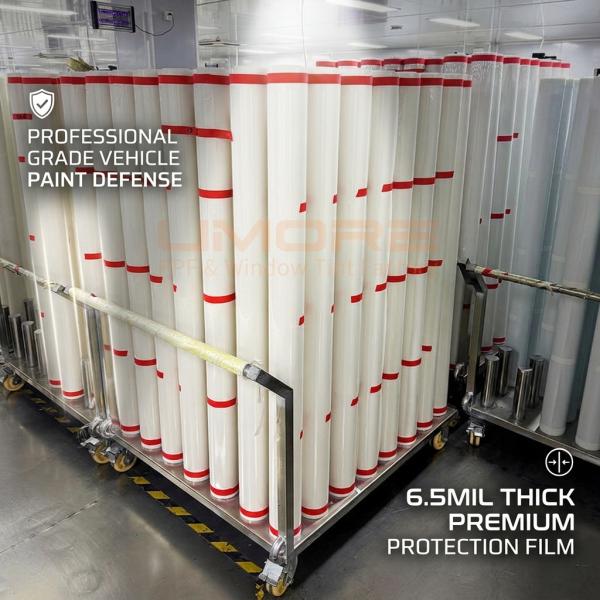 Quality 6.5mil TPU PPF Film Anti Scratch Anti Yellowing Heat Self Healing Automotive Paint Film for sale