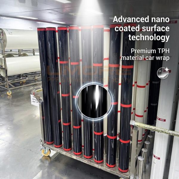 Quality 6.5mil Car Wrap Protection Film Nano Coated Not Yellowing TPH PPF Film for sale