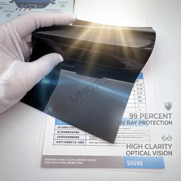 Quality Windshield Solar Film High Clear Vision 99% UV Blocking Windshield Protective Tint for sale