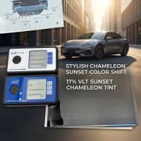 Quality VLT17% Window Tint Film For Car Windshield Colored Sunset Chameleon Film UV for sale