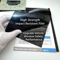 Quality Clear 1.52 X 15m Waterproof Explosion Proof Windshield Rainproof TPU Window Tint for sale