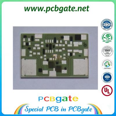 China AI2O3 96.5％ Gold Thread Automobile Electronic Igniter Ceramic PCB Board for sale