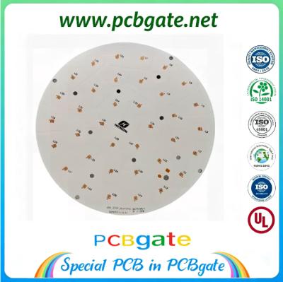 China Round High-Density LED Aluminum PCB (MCPCB), High Thermal Conductivity Ceiling/Panel Light Source Circuit Board for sale