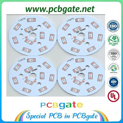 China Round 5W/50mm LED Aluminum PCB (MCPCB), High Thermal Conductivity Downlight/Spotlight Light Source Circuit Board for sale