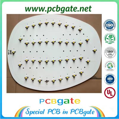 China Irregular Shape LED Aluminum PCB (MCPCB), High Thermal Conductivity Ceiling/Panel Light Circuit Board for sale