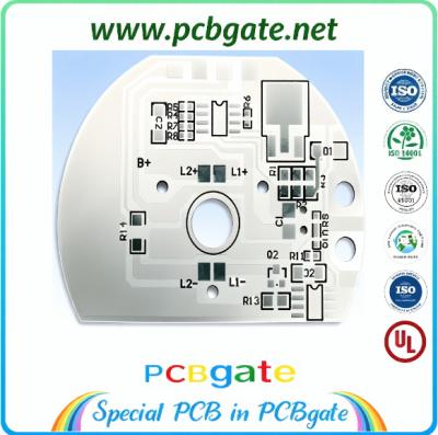China Semicircular High-Integration Aluminum PCB (MCPCB), High Thermal Conductivity Motor Driver/Control Module Circuit Board for sale