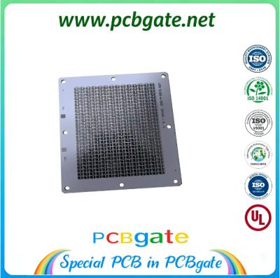 China Square High-Density Grid LED Aluminum PCB (MCPCB), High Thermal Conductivity High-Power COB/Array Light Source Circuit Board for sale