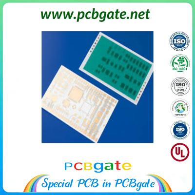 China High Purity 96% Al₂O₃ Alumina Ceramic PCB with Gold‑Palladium Metallization for sale