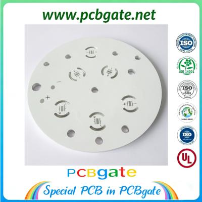 China 6-LED Round High-Power LED Aluminum PCB (MCPCB), High Thermal Conductivity Spotlight/Downlight Light Source Circuit Board for sale