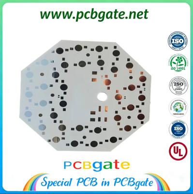 China Custom Shape LED Aluminum PCB (MCPCB), High Thermal Conductivity Board for Octagonal/Oval/Round Non-Standard Lighting for sale