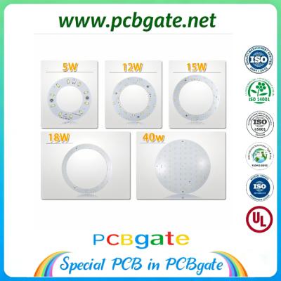 China 5W-40W Round/Ring LED Aluminum PCB Module (MCPCB), High Thermal Conductivity Ceiling Light Replacement Board for sale