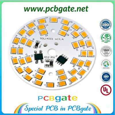 China Round Integrated LED Aluminum PCB Module (MCPCB) with High Thermal Conductivity and Built-In Driver for Uniform Light Layout for sale
