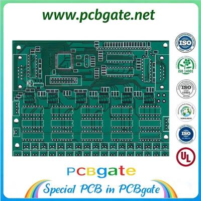 China Customized 94v0 Green solder mask fr4 printed circuit board for Home Appliances for sale