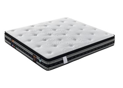 China Dual Spring Mattress Mini Coils Pocket Spring Mattress Ice Silk Cooling Cover for sale