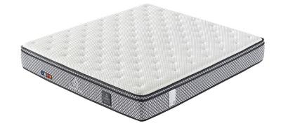 China Mini Coils Pocket Spring Mattress Dual Spring Ice Silk Cooling Mattress for sale
