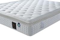 Quality Medium Firm Pocket Spring Mattress With Ice Silk Top Natural Latex Foam for sale