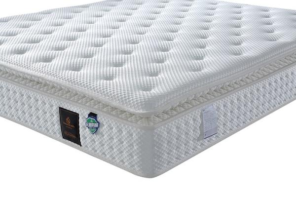 Quality Medium Firm Pocket Spring Mattress With Ice Silk Top Natural Latex Foam for sale