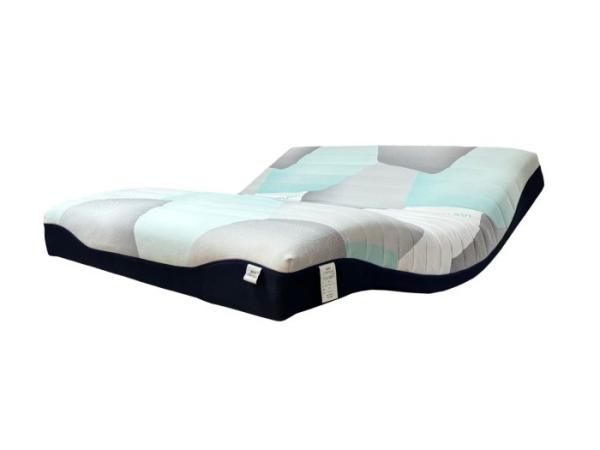 Quality Blue Sleep Smart Mattress With Okin Motor Pocket Springs Quiet Adjustable Bed Deep Sleep for sale
