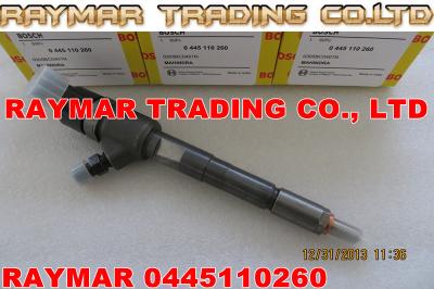 Китай Инжектор 0445110260 коллектора системы впрыска топлива BOSCH для MAHINDRA 0305BC0401N продается