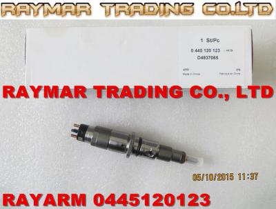 Китай Инжектор 0445120123 коллектора системы впрыска топлива Bosch для Cummins ISBE 4937065 продается