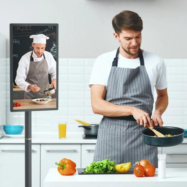 27inch Standbyme Movable Smart TV Android10 no lag  Live broadcast available Mobile smart Tv with roller