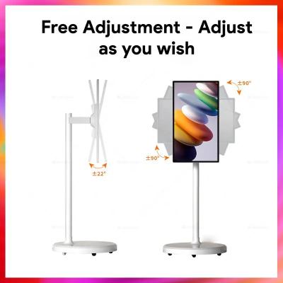 China Portable Tv Stands Standby Me Tv Smart TVS Touch Screen Advertising Monitor Battery for sale