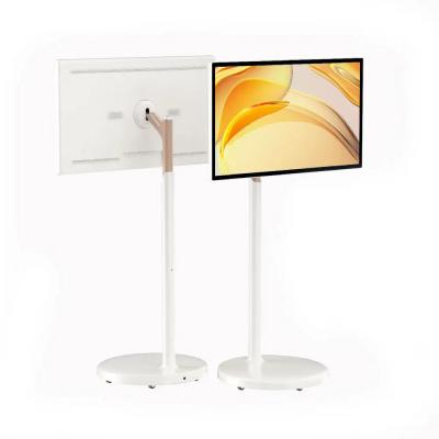 Cina Display pubblicitario touch screen 21.5 27 32 pollici mobile ricaricabile LCD standbyme Smart TV in vendita