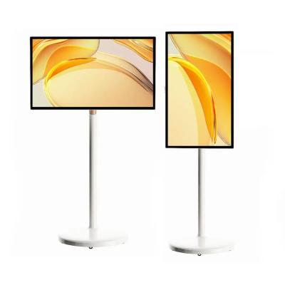 Cina Display pubblicitario touch screen 21.5 27 32 pollici mobile ricaricabile LCD standbyme Smart TV in vendita