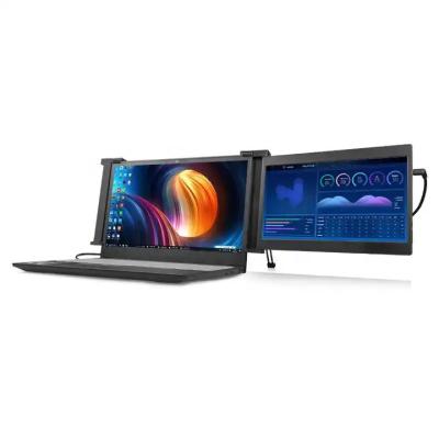 Cina 60 Hz Monitor doppio portatile con schermo da 14 pollici e rapporto di contrasto da 1000 a 1 in vendita