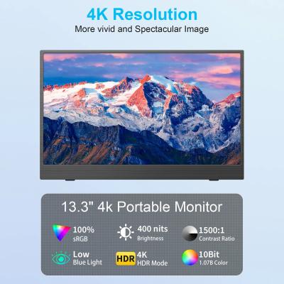 China 17.3 inch UHD IPS 4K Portable Monitor Screen Gaming PC Phone Extended Screen For Mobile for sale