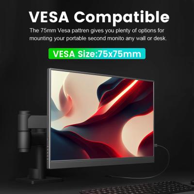 China UHD IPS Screen Portable Monitor 4k 17.3 Inch Phone Extended Screen for sale