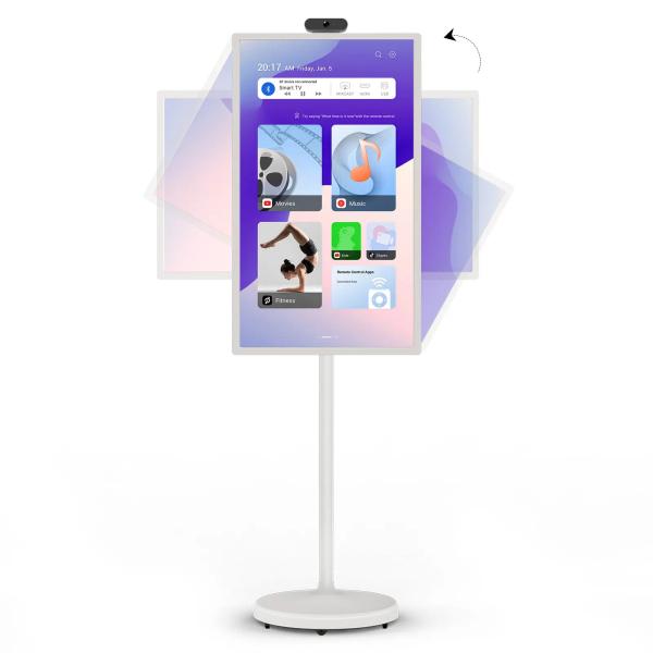 Quality Battery Tv Stand By Me Tv Monitor 1080P Screen Android 12 Os Smart Mobile Tv for sale