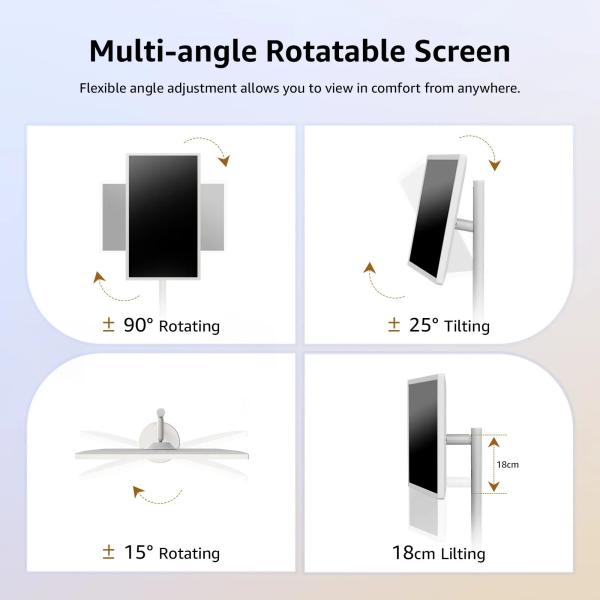 Quality Battery Tv Stand By Me Tv Monitor 1080P Screen Android 12 Os Smart Mobile Tv for sale