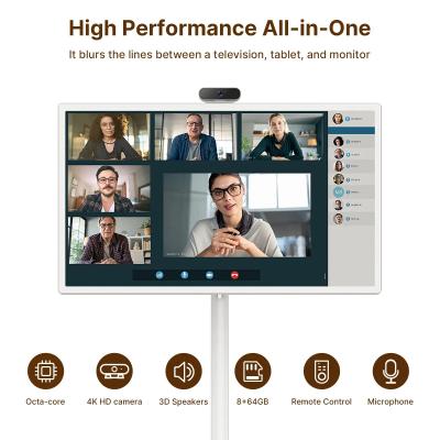 China 1080p Wi-Fi Streaming ao vivo Smart TV Broadcast Control de voz com toque na célula e microfone duplo à venda