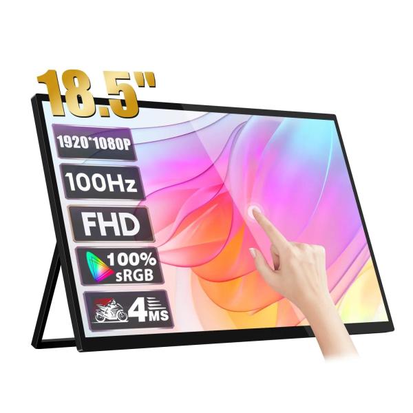 18.5 Портативный игровой монитор с панелью HDR Full HD IPS 300nit Дисплей 72% NTSC 16:9 соотношение сторон