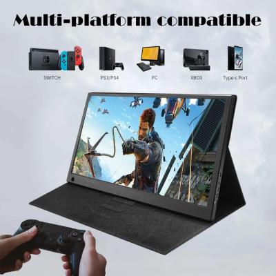 China 15.6 polegadas IPS LCD Duplo Monitor Portátil Com 1920 X 1080 Resolução 1000 1 Relação de Contraste à venda