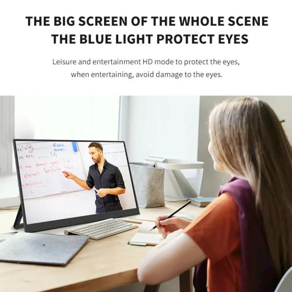 OEM/ODM 15.6 Inch IPS 1080P 60Hz Gaming Type-C HDR Portable Monitor Screen Extender for Laptop Mobile