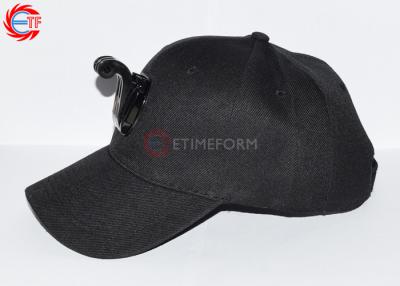 China Adjustable Canvas Baseball Cap , Action Camera Mount Outdoor Sun Hat For Gopro for sale