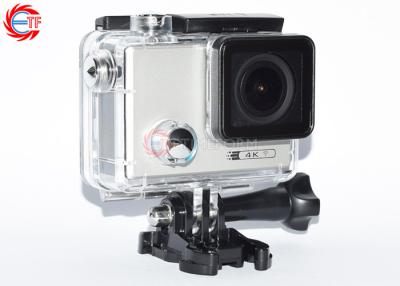 China Adjustable Angle Waterproof Action Camera With Gyroscope , OEM 4K Action Camcorder for sale