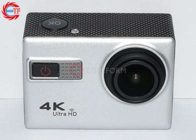 China Silver Real Ultra HD 4K Sports Action Camera Wireless With Sony 12mp CMOS for sale