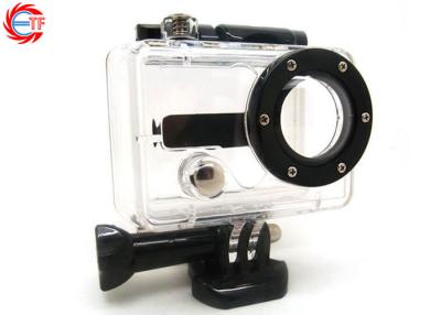 China Transparent Action Camera Accessories 30m Underwater Camera Case Plastic for sale