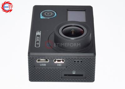 China Dual Screen Action Camera With Wifi ,  Real 4K Waterproof Sport DV For Diving for sale