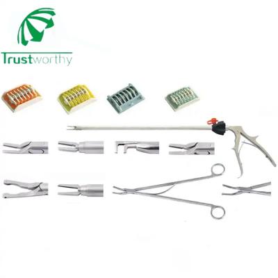 Cina Applicatore di graffetti chirurgici in plastica polimerico titanio Hemolok Clip in vendita
