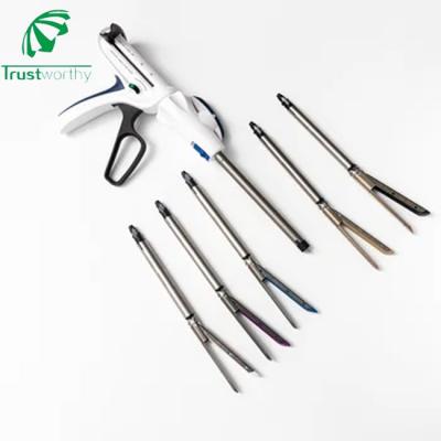 China 360° Rotation Disposable Linear Cutter Stapler Super Biting Force for sale