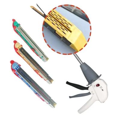 Cina Tasto rotativo liscio Tagliatore lineare usa e getta Stapler Cartuccia a punta curva in vendita
