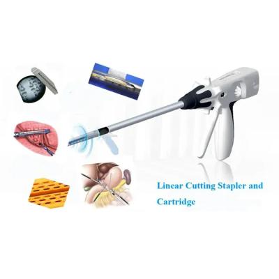 China Laparoskopische Instrumente Einweg-Endoskopische Linear-Schneider Stapler und neu geladen zu verkaufen